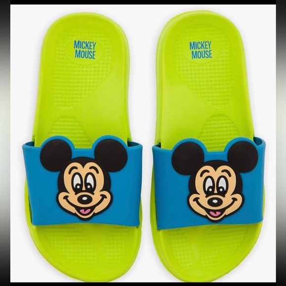 Disney | Shoes | Disney Mickey Mouse Kids Slides | Poshmark